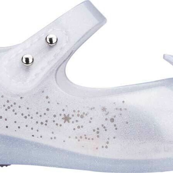 Mini Melissa | Shoes | Mini Melissa Ultragirl Frozen Flat Pearl White ...
